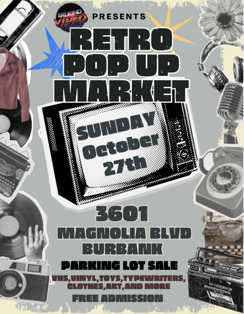 RETRO POP UP MARKET - Burbank ArtsBurbank Arts | An Arts Destination